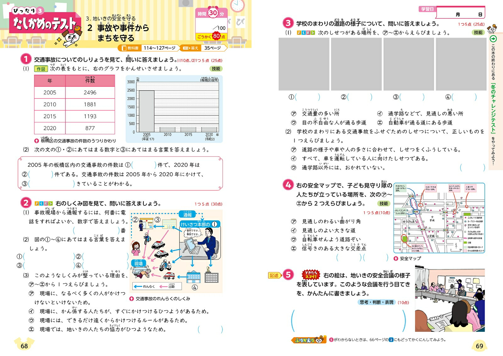 楽天ブックス 小学 教科書ぴったりトレーニング 社会3年 教育出版版教科書完全対応、オールカラー、丸つけラクラク解答、ぴたトレ7大特別